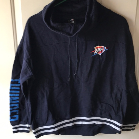 Unk | Tops | Nba Unk Oklahoma City Thunder Turtleneck Pullover Womens Xl | Poshmark